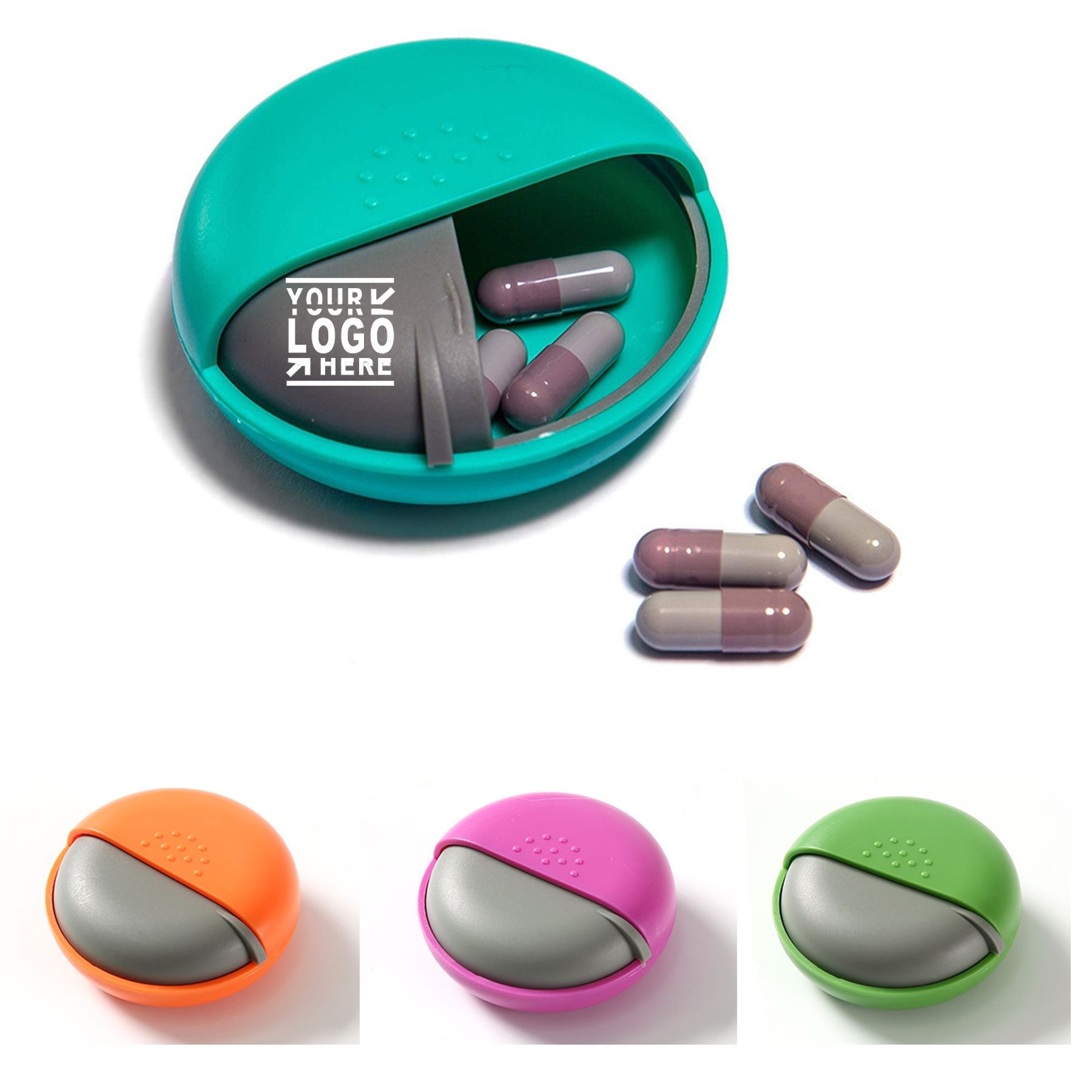 Custom Circular Rotation Pill Box
