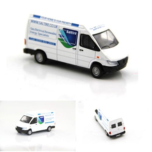 Custom Logo Diecast Van Model